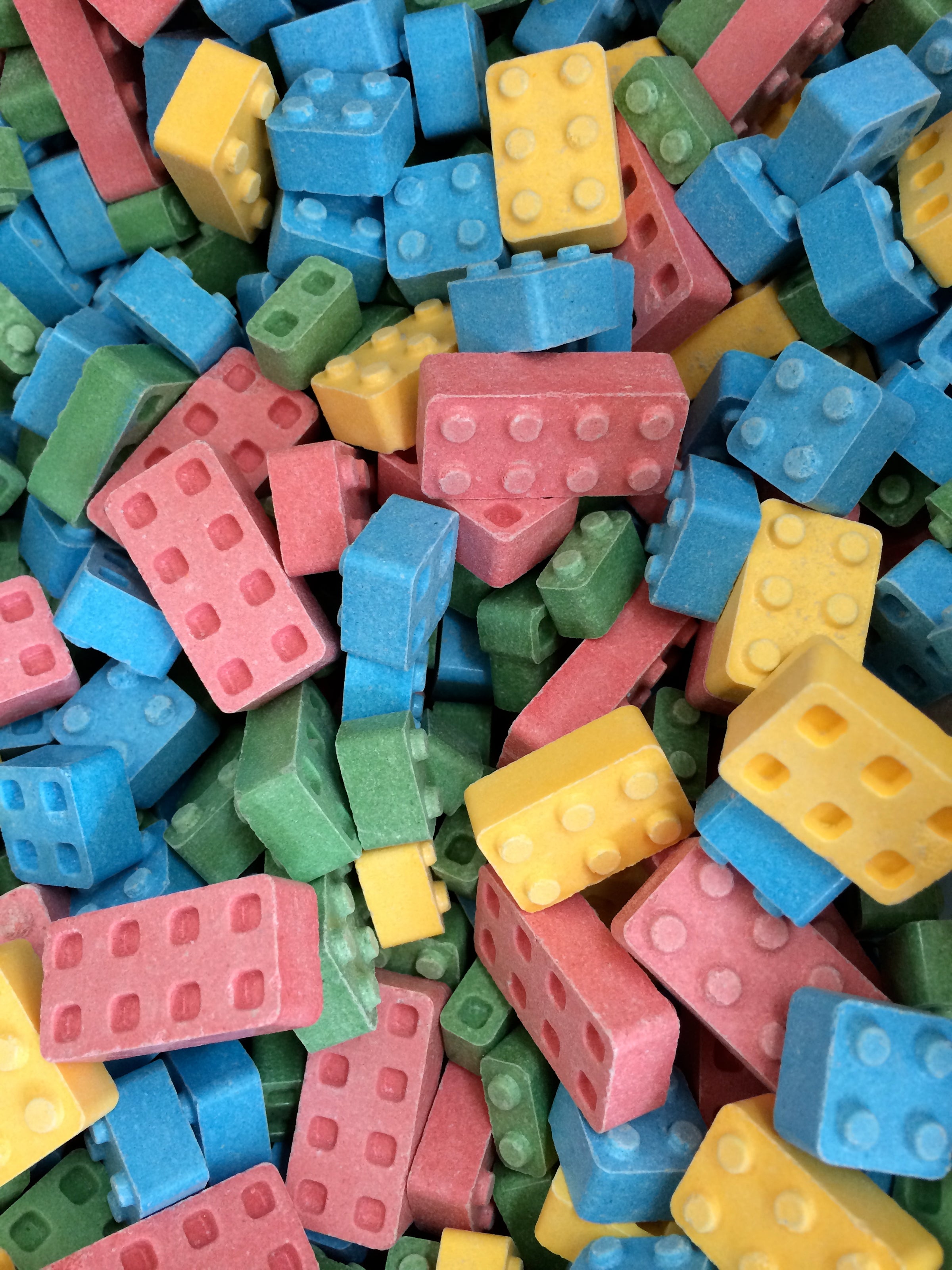 lego bricks candy